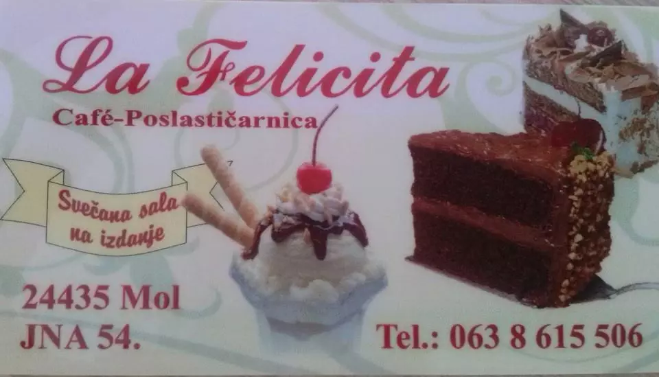 Kafe poslasticarnica sa igralištem i svečana sala Mol